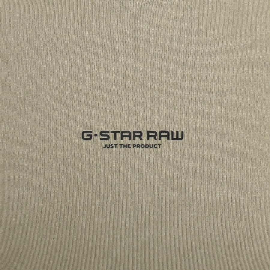 G Star Raw Boxy Logo T Shirt Green